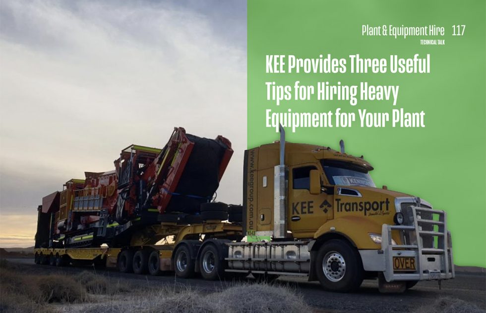KEE Group Brings a Proud History to its Equipment Hire Success