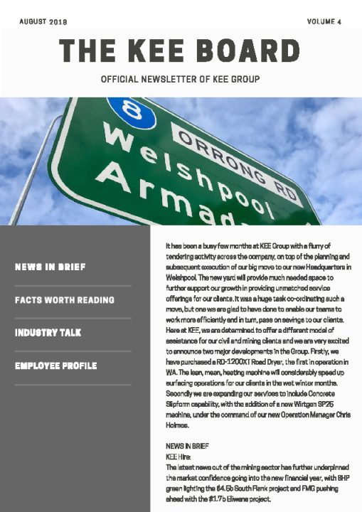 Read the Latest Headlines from the KEE News Board